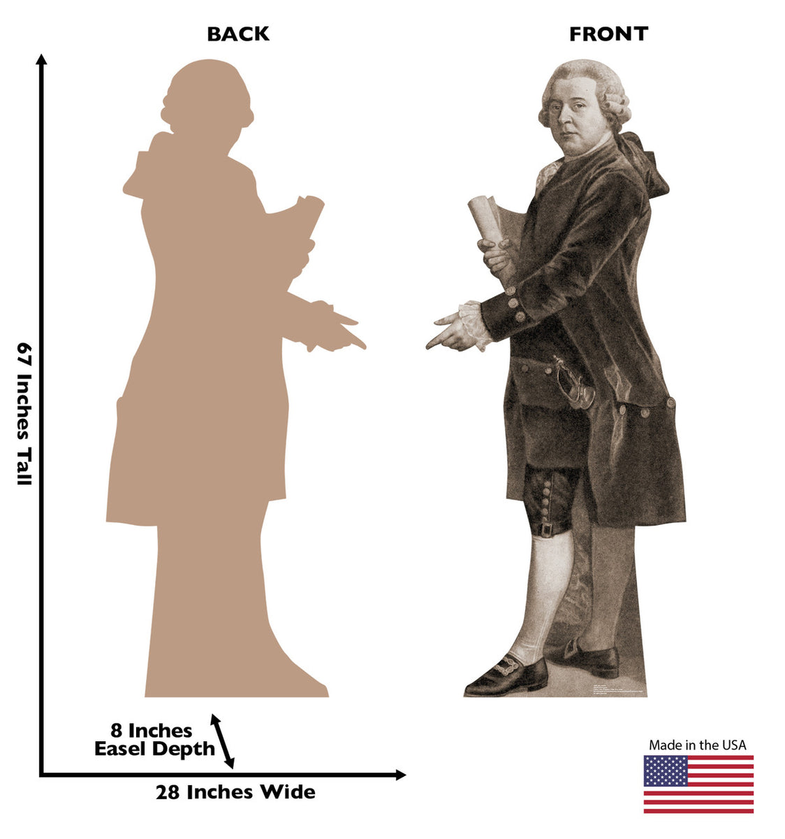 John Adams Life-size Cardboard Cutout #3640 – ThisisHollywood