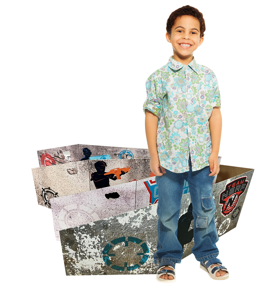 Nerf Barriers - Set of 4 Cardboard Life-size Cardboard Cutout #4003 ...