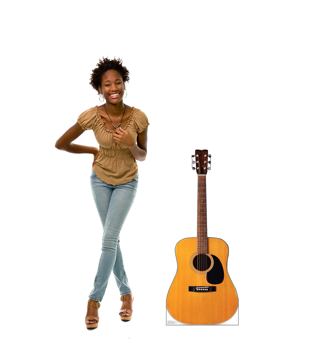 Acoustic Guitar Life-size Cardboard Cutout #5182 – ThisisHollywood