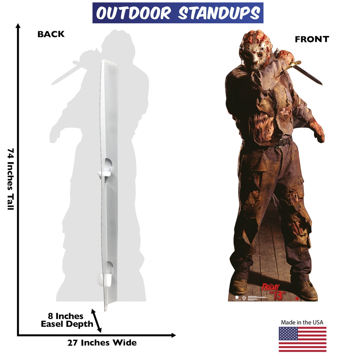 Jason Voorhees Outdoor Cutout *2639 – ThisisHollywood