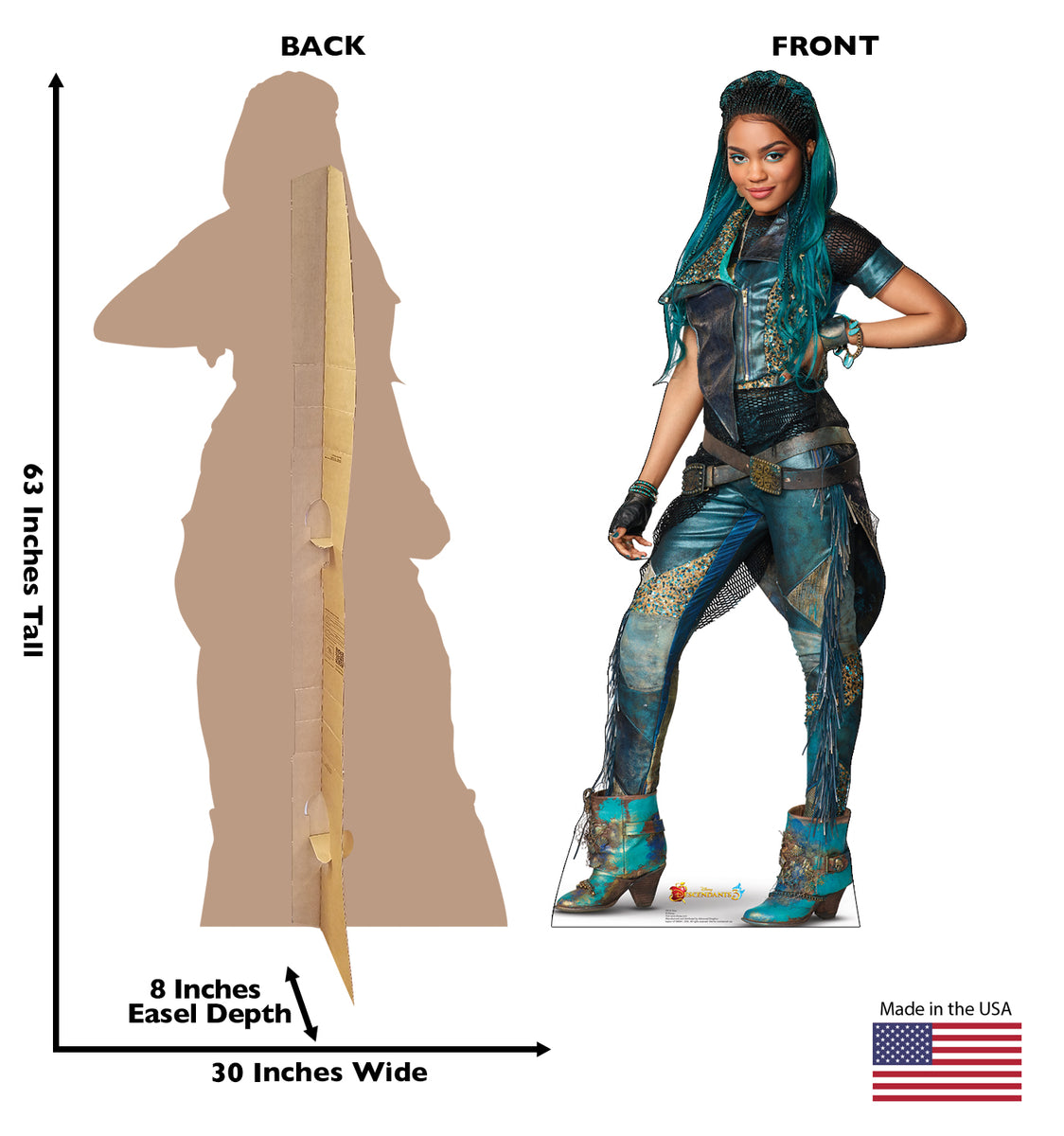 Uma Cutout from Disney Channel's Descendants 3 *2916 – ThisisHollywood