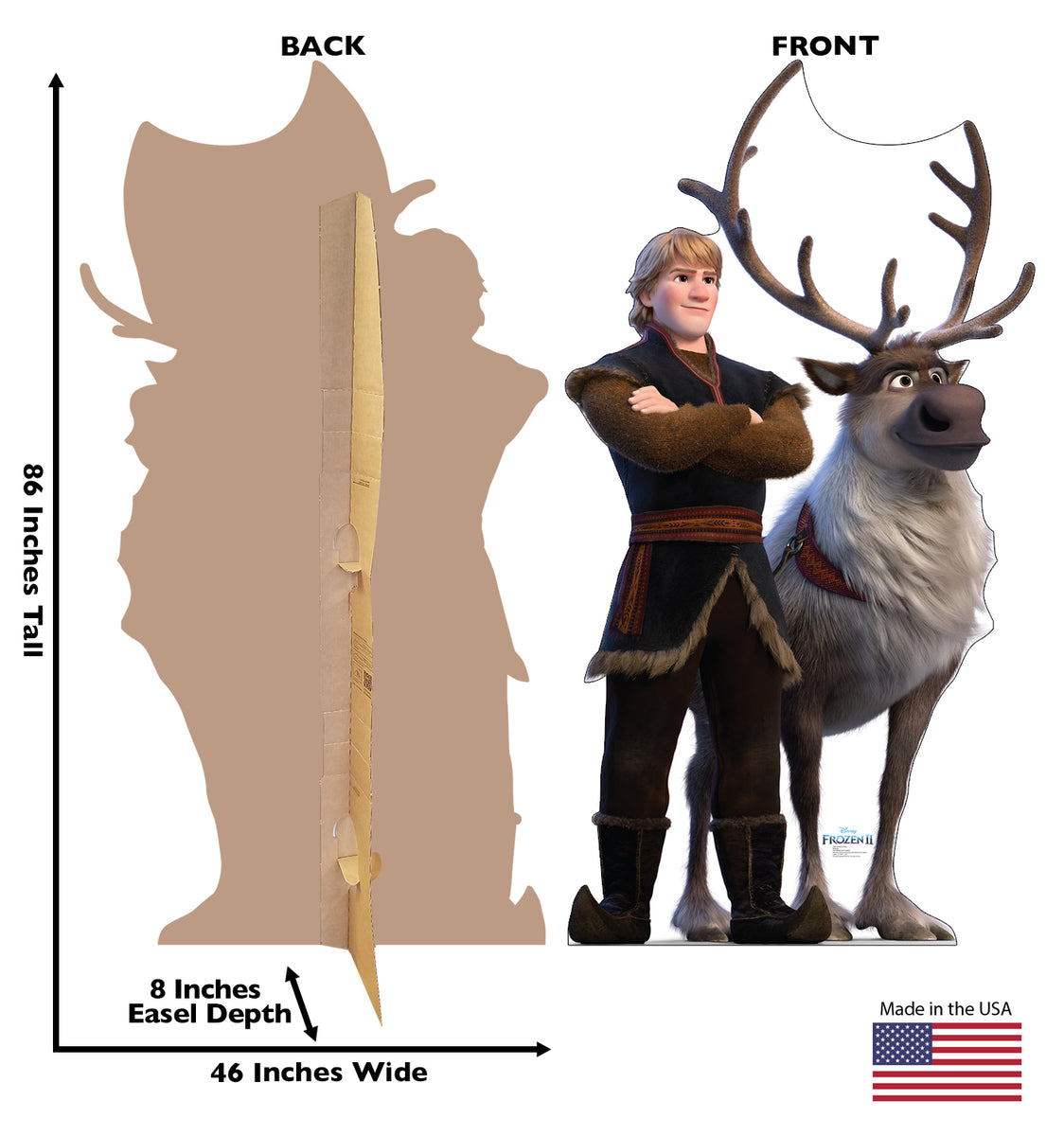 Kristoff & Sven Cutout from Disney's Frozen II *2997 – ThisisHollywood