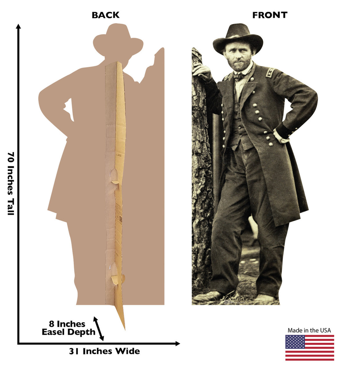 Ulysses S. Grant Life-size Cardboard Cutout #3636 – ThisisHollywood