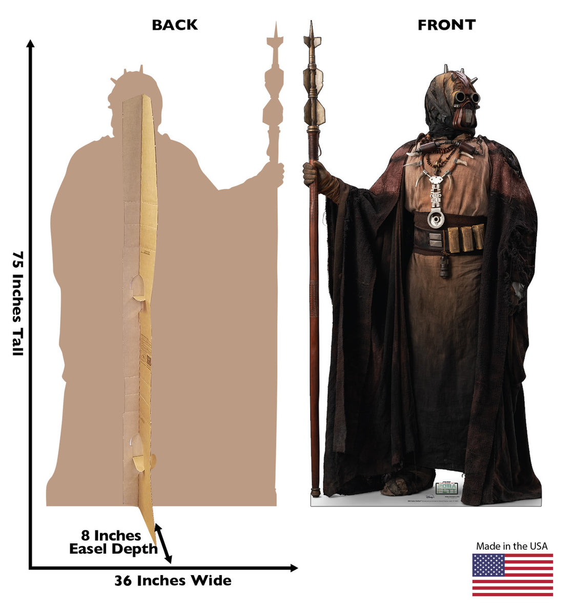 Tusken Chieftan Life-size Cardboard Cutout #3828 – ThisisHollywood